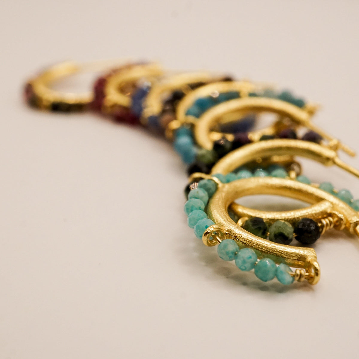 Bliss Gems Petit Hoops – Garden of Desire