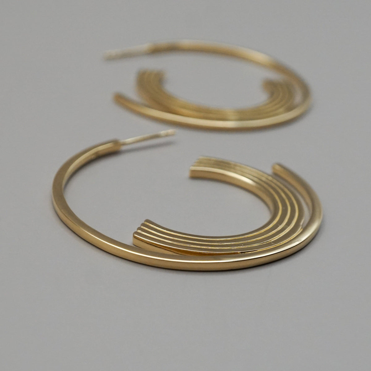 Deco Reverie Hoops Earrings – Garden of Desire